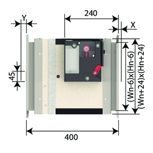 Wide-ranging rectangular fire damper up to 120’