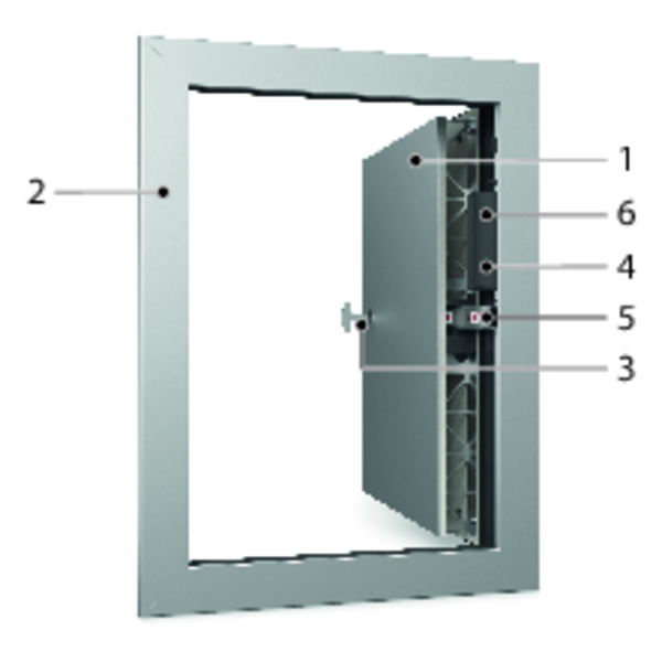 Kamouflage aesthetic smoke control shutter, single (1V) shutter unit.