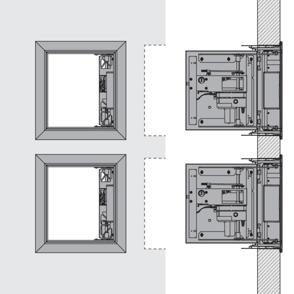 Motorised and CE marked smoke control shutter that can be perfectly ...