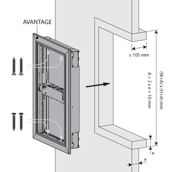 Avantage smoke control shutter, double (2V) shutter unit.