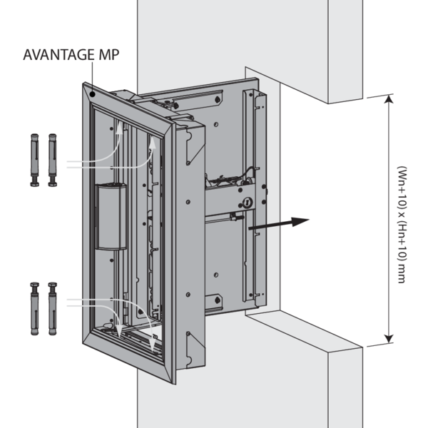Motorised and CE marked smoke control shutter that can be perfectly ...