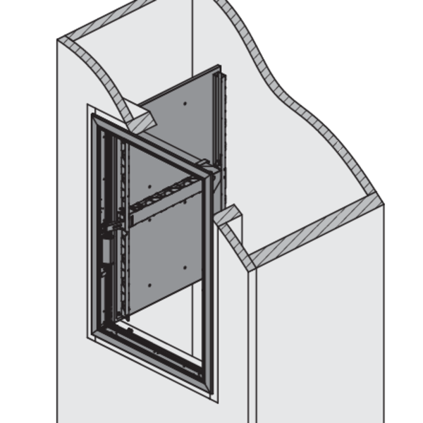 Avantage smoke control shutter, single (1V) shutter unit.