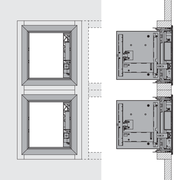 Avantage smoke control shutter, single (1V) shutter unit.