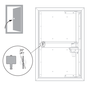 Motorised and CE marked smoke control shutter that can be perfectly ...
