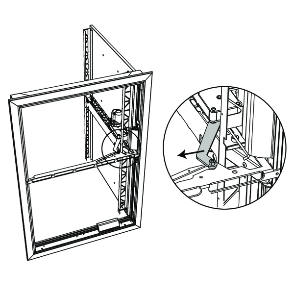 Avantage smoke control shutter, single (1V) shutter unit.