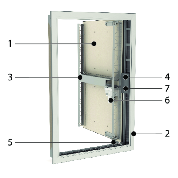 Motorised and CE marked smoke control shutter that can be perfectly ...
