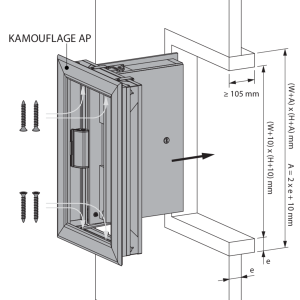 A vedw-classified, motorized, aesthetic smoke control shutter